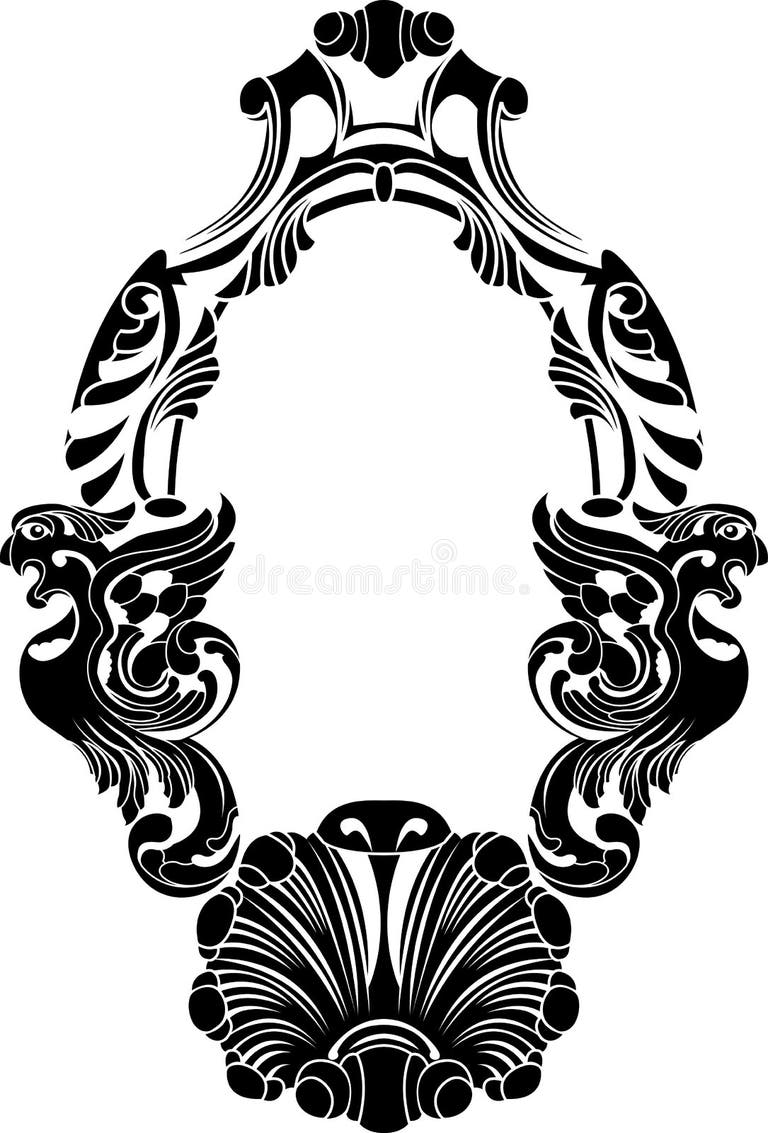 Decorative Framework Stencil Stock Illustrations – 194 Decorative ...