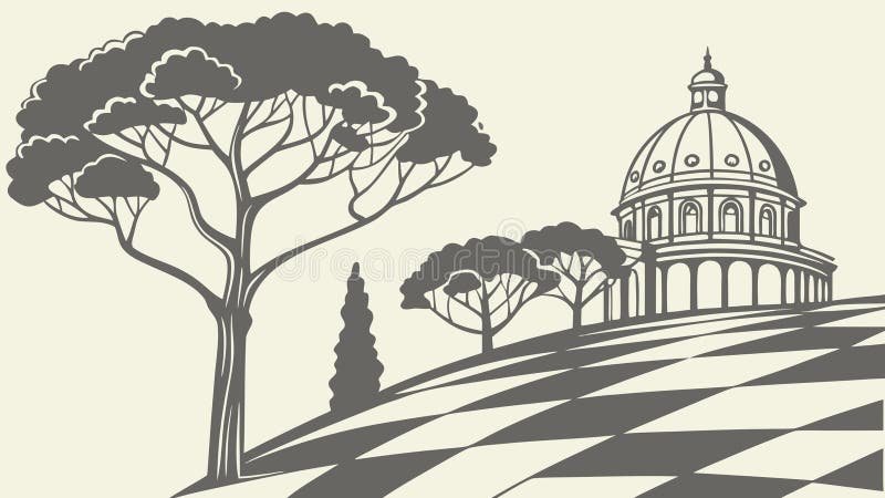 Italian Cypress Trees Stock Illustrations – 2,333 Italian Cypress Trees ...