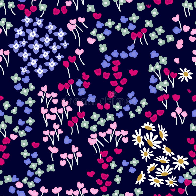 Classical floral print. stock vector. Illustration of print - 158929900