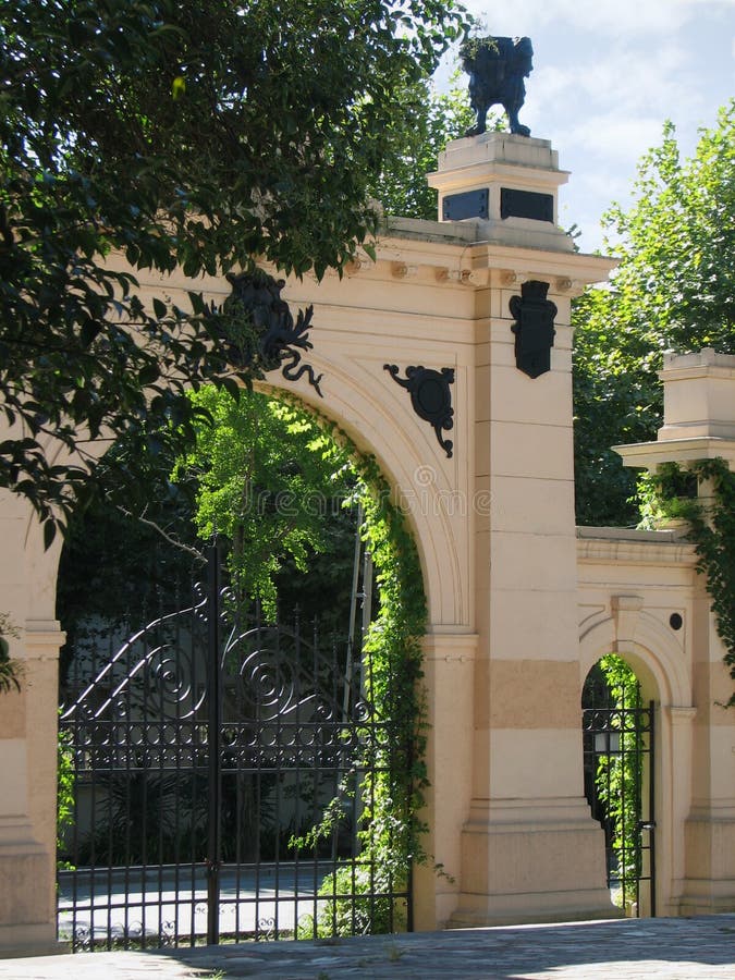 Classical Gate 2 stock photo. Image of doors, gardening - 59602734
