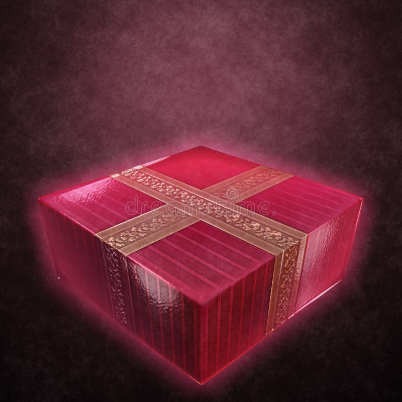 Classical Gift box. stock illustration. Illustration of cardboard ...