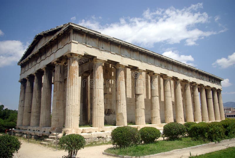 Classical Greek Temple stock photo. Image of greece, columns - 13305388