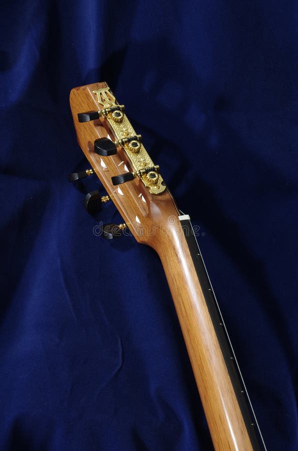 Classical guitar head stock image. Image of frets, flamenco - 21127155