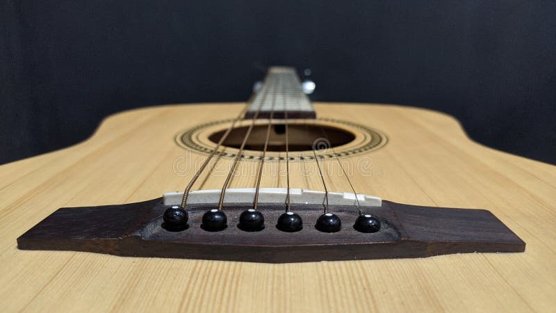 Classical Guitar Strings Close Up. Top View Stock Photo - Image of view ...