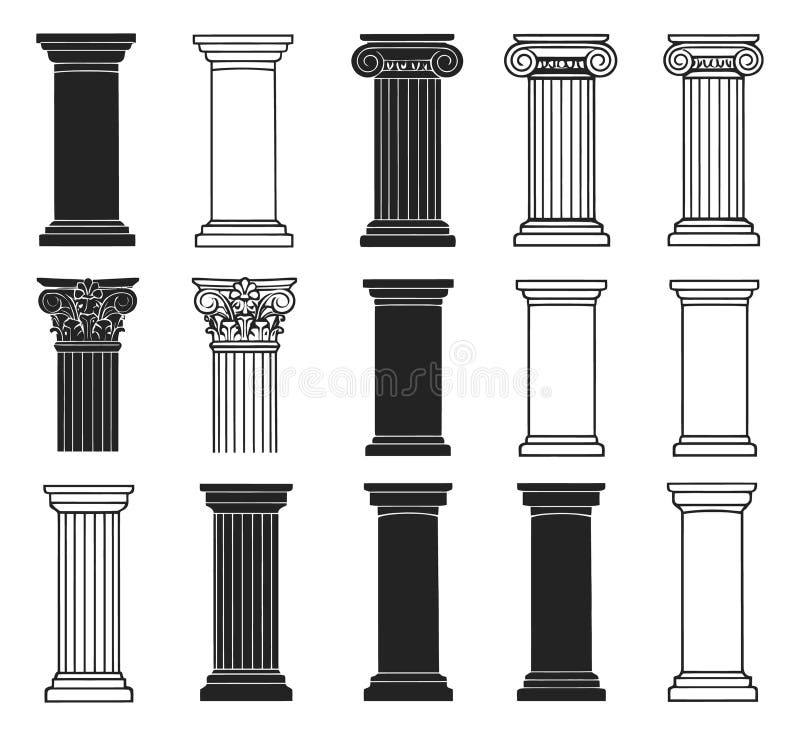 Corinthian Variations Stock Illustrations – 13 Corinthian Variations ...