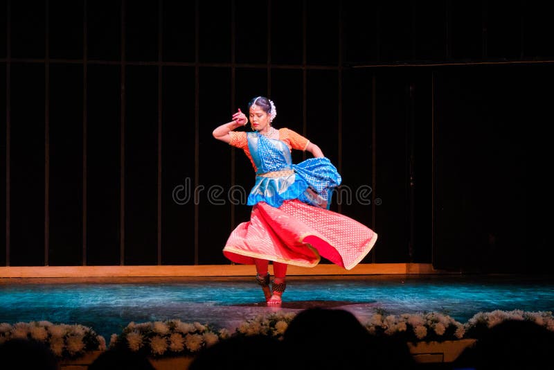 Classical Indian Kathak Dance Performance in New Delhi, India Editorial ...