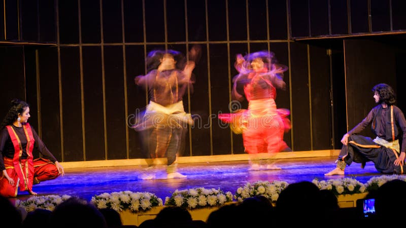 Classical Indian Kathak Dance Performance in New Delhi, India Editorial ...