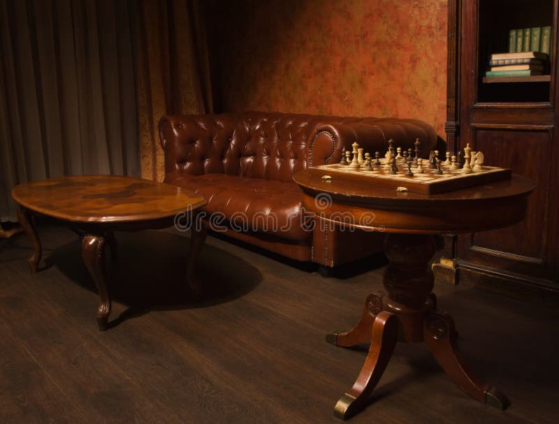 Classical library room stock image. Image of indoors - 92809377