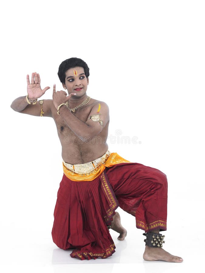 Classical Male Dancer from India Stock Photo - Image of culture ...