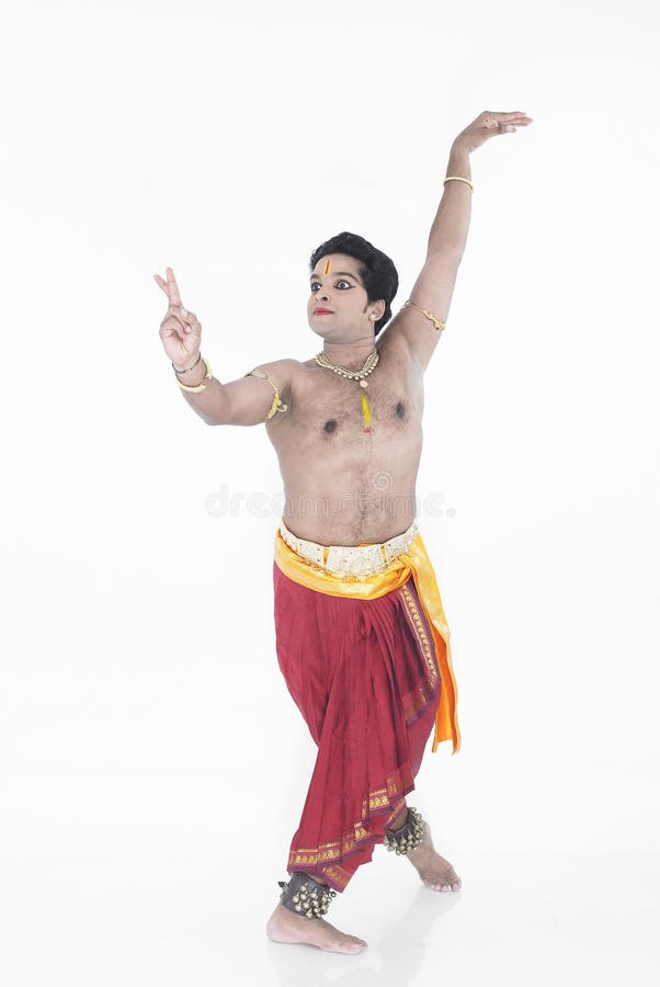 Classical Male Dancer from India Stock Photo - Image of color, culture ...