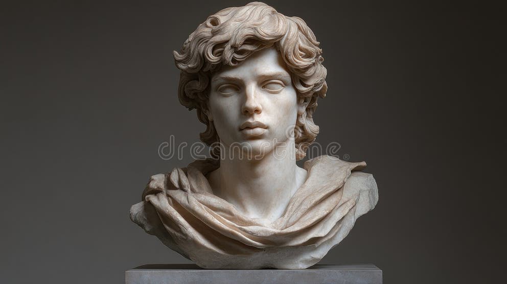 Beautiful Classical Marble Bust Stock Illustrations – 303 Beautiful ...