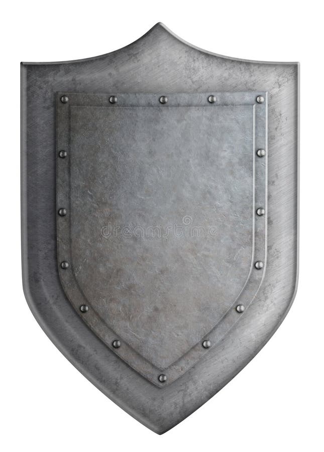 Medieval metal shield stock photo. Image of sign, iron - 33736442