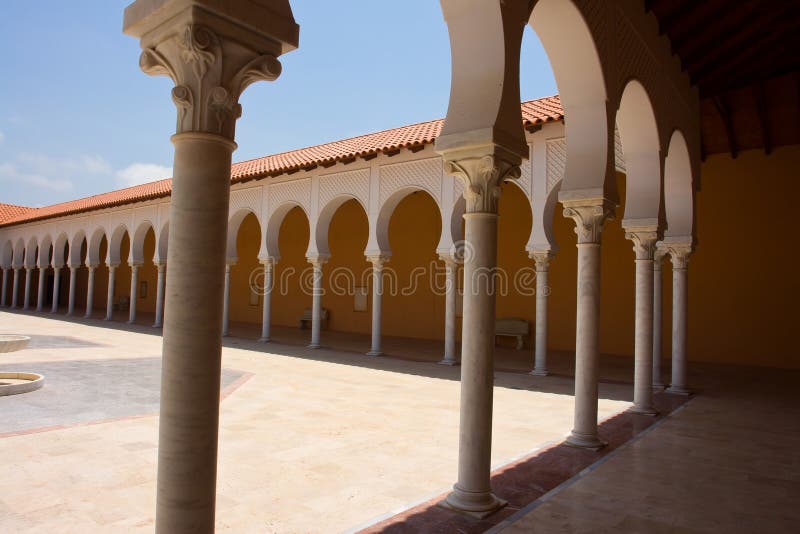 Classical Mediterranean Spanish Style Building Stock Photo - Image of ...