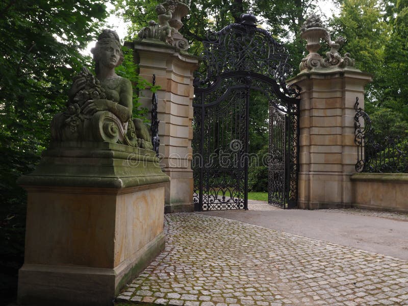 Classical Architecture with Blue Sky and White Clouds Stock Image ...
