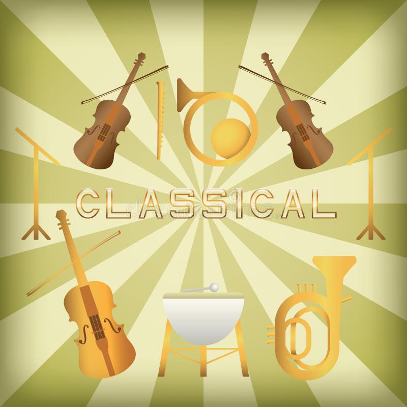 Classical stock illustration. Illustration of happy, rhythm - 44366753