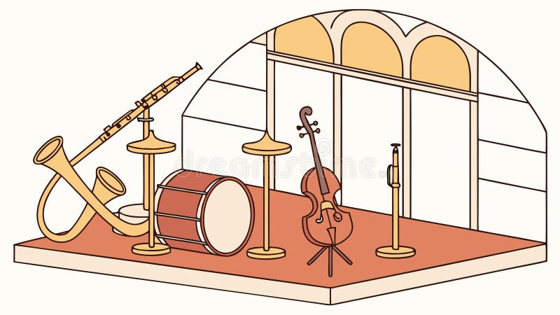 Classical Orchestra Instruments Stock Illustrations – 10,517 Classical ...