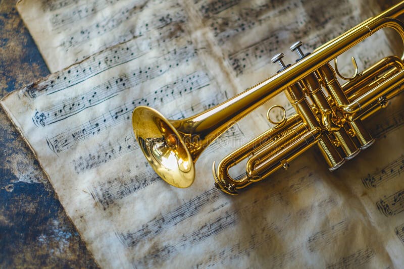 Classical Music Wind Instrument Trumpet Stock Illustration ...