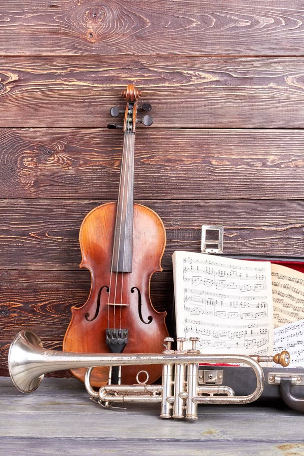 Classical Musical Instruments Notes. Stock Image - Image of oboe, group ...