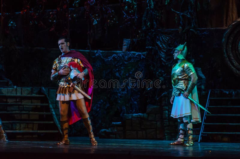 Classical Opera Norma editorial stock photo. Image of costume - 129475388