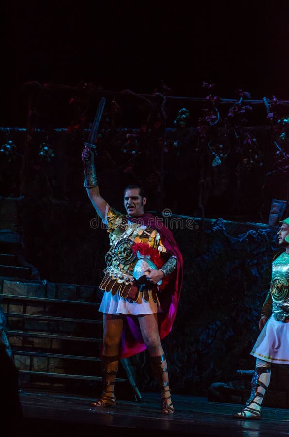 Classical Opera Norma editorial stock photo. Image of actor - 129475633