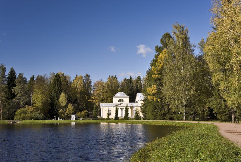 Classical pavilion stock photo. Image of sunny, fall - 27755318