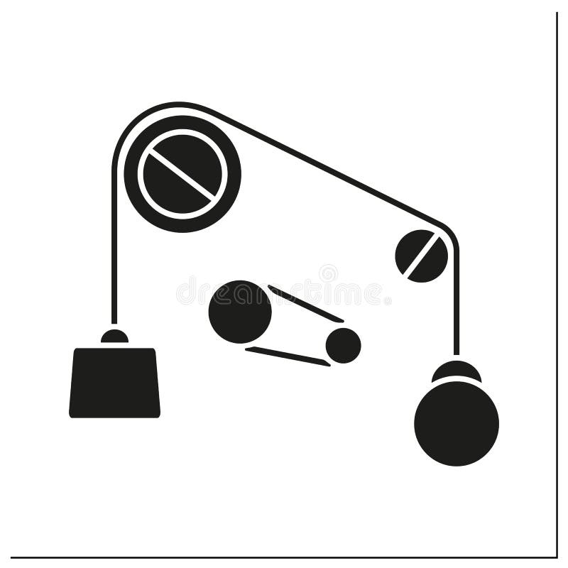 Classical Physics Glyph Icon Stock Vector - Illustration of technology ...