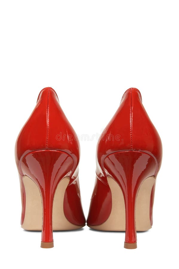 Red shoes stock image. Image of female, wear, fetish, high - 6645595