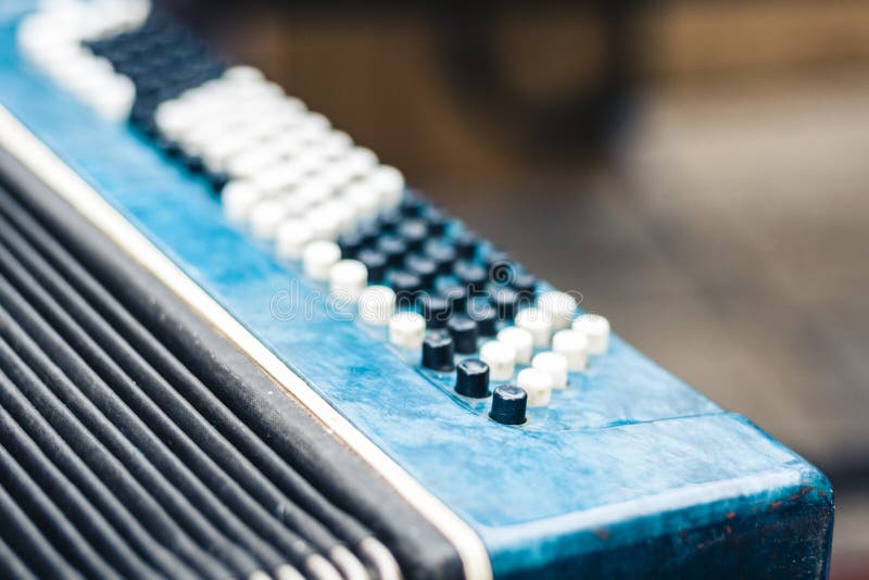 Classical Retro Bayan Accordion, Musical Instrument Stock Photo - Image ...