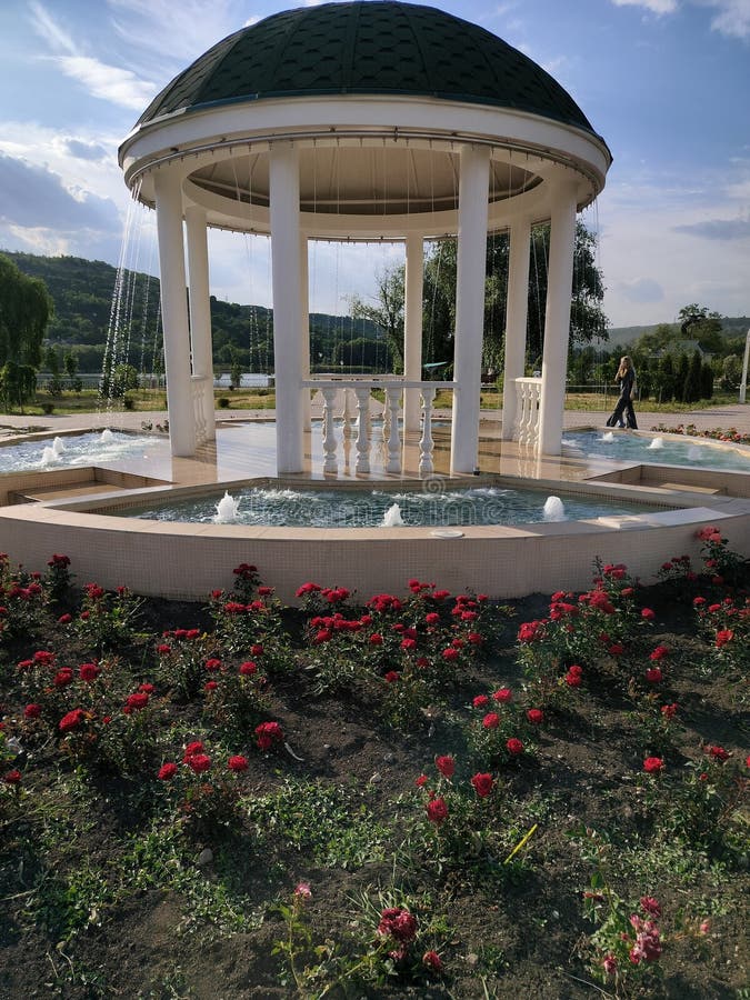 A Classical Rotunda Structure Standing in a Natural Setting Stock Image ...