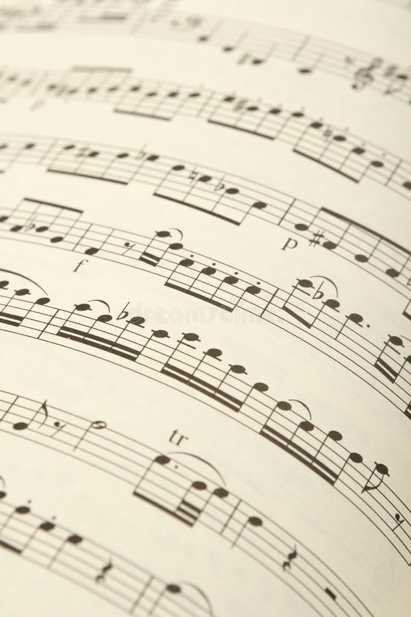 Classical sheet music stock image. Image of listen, detail - 1652195