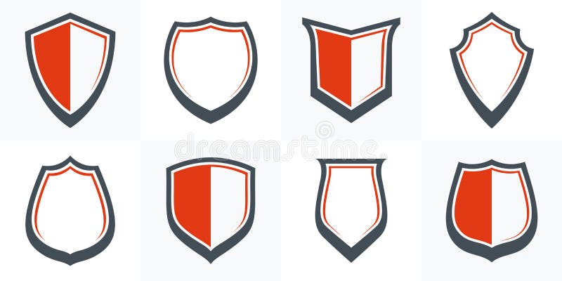 Classical Shields Collection Vector Design Elements, Defense and Safety ...