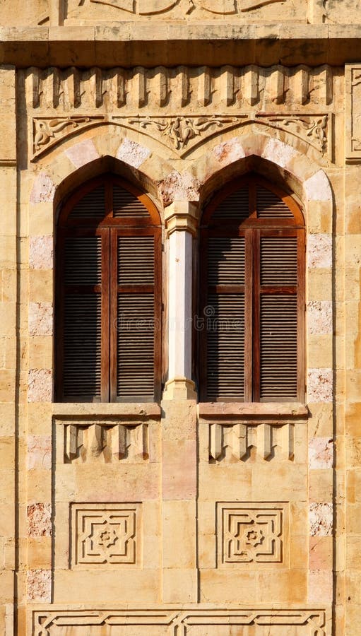 Classical Shutter Design, Beirut (Lebanon) Stock Photo - Image of ...