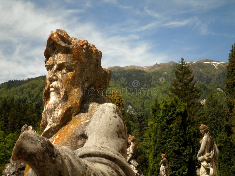 Classical Statues with Nature Stock Photo - Image of grey, classical ...