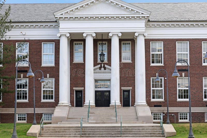 Classical Style Academic Building Stock Photo - Image of brick, front ...