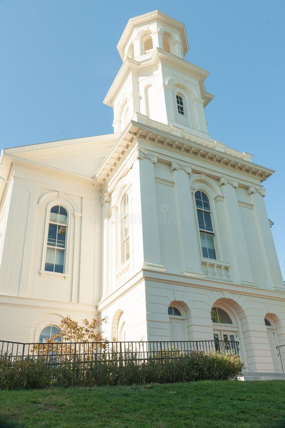 Classical Style Library Building in Provincetown, Cape Cod USA Stock ...