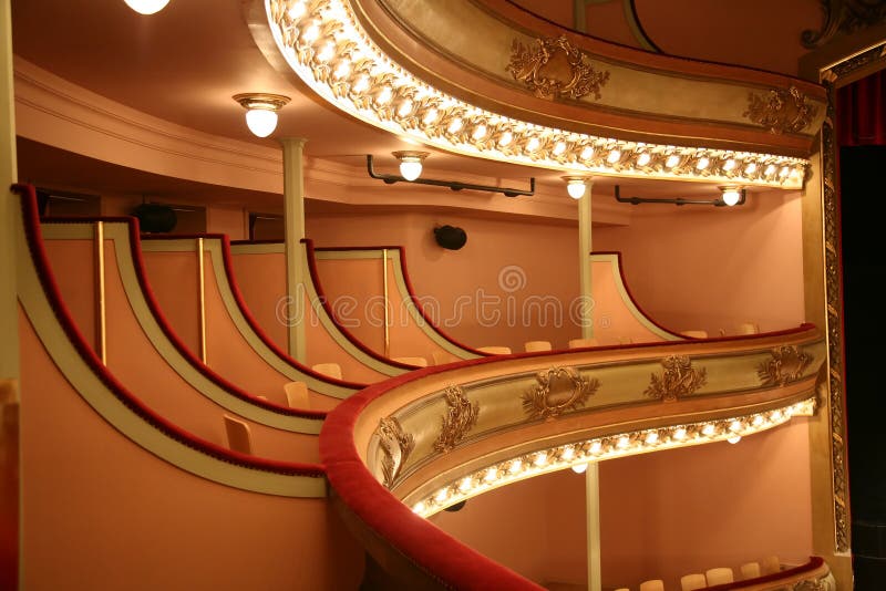 Classical Theater stock photo. Image of interior, beautiful - 8039062