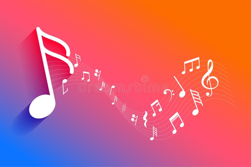 Music Backgrounds. Drawing Guitar Isolated on White Background Stock ...