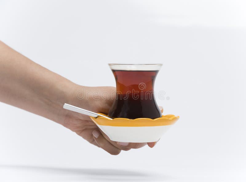 Classical Turkish Style Steak Tea Stock Photo - Image of ceylon, plate ...