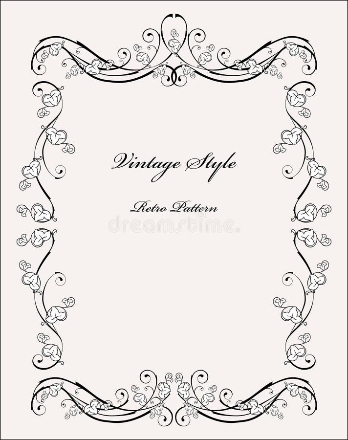 Classical vignette stock vector. Illustration of deco - 10025002