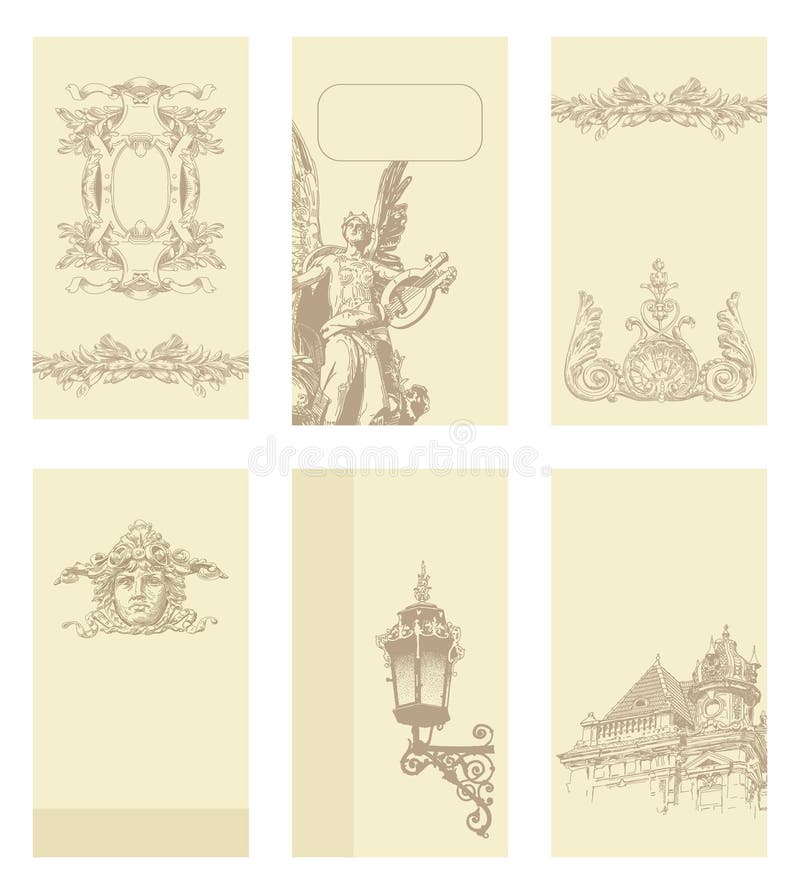 Classical Vintage Old Frame Design Stock Vector - Illustration of ...