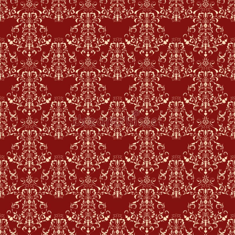 Set of Classical Wallpaper Pattern Horizontal Banners Stock Vector ...