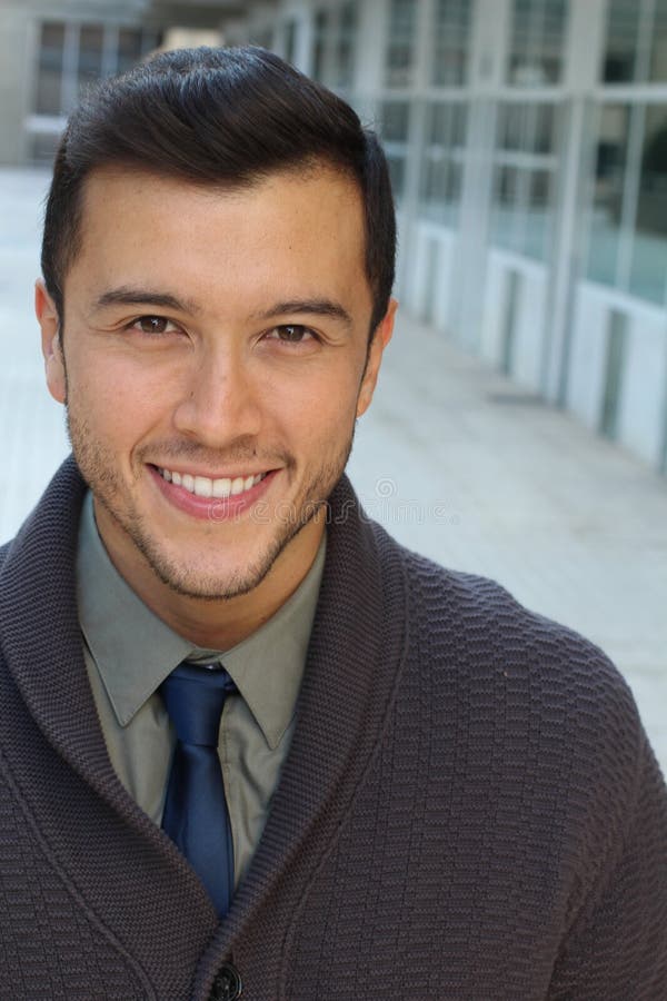 Classically Good Looking Male Isolated in Office Space Stock Image ...
