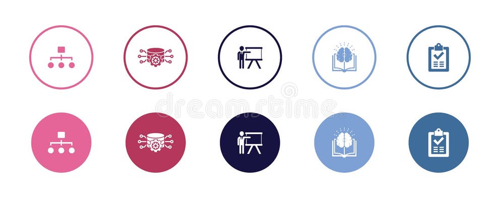 Classification, Data Processing Stock Vector - Illustration of ...