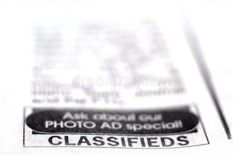 Classified Ad stock image. Image of local, write, written - 2028427