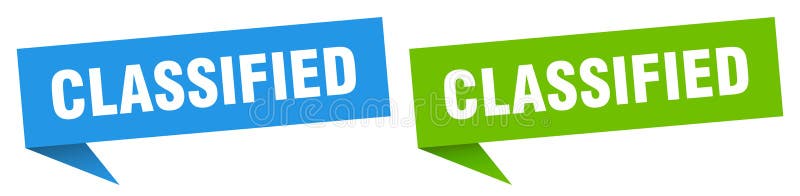Classified label stock vector. Illustration of round - 158943173