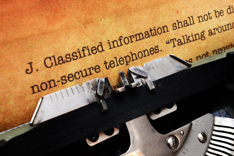 Classified document stock photo. Image of concept, private - 166808876