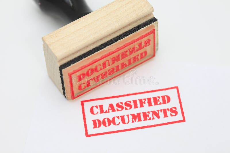 Classified Documents Stamp stock image. Image of confidential - 34075605