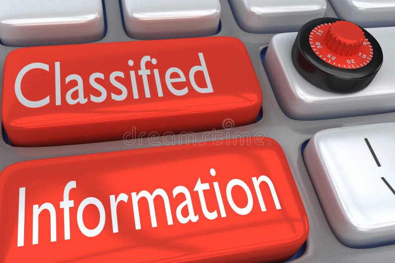 Classified information stock illustration. Illustration of button ...