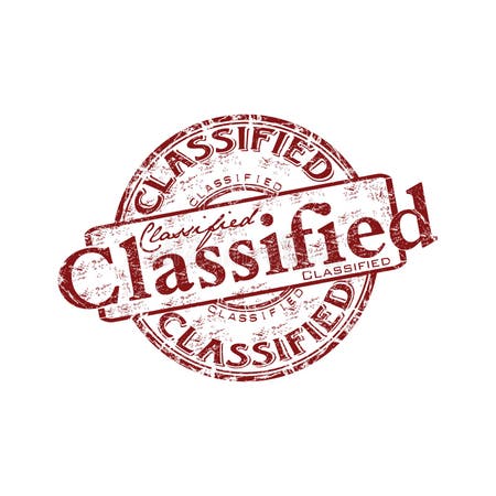 Classified rubber stamp stock vector. Illustration of office - 11856211