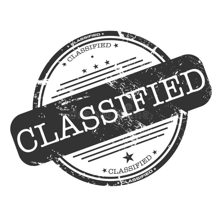 Classified Document Stamp Stock Illustrations – 1,822 Classified ...